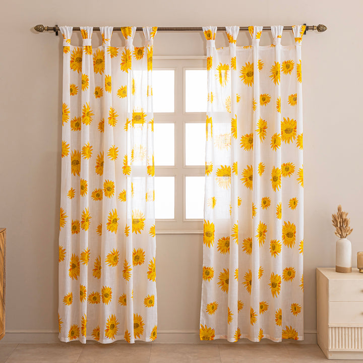 Buy Printed Sheer Curtains - Lightweight & Airy | HomeMonde