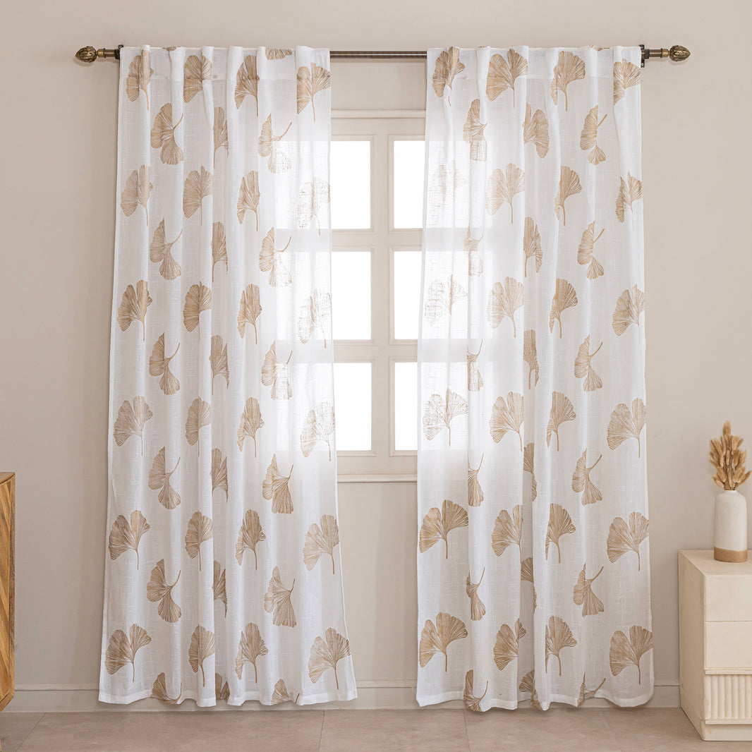 Buy Printed Sheer Curtains - Lightweight & Airy | HomeMonde